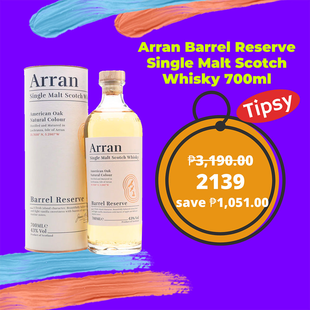 Arran Barrel Reserve Single Malt Scotch Whisky 700ml – Tipsy