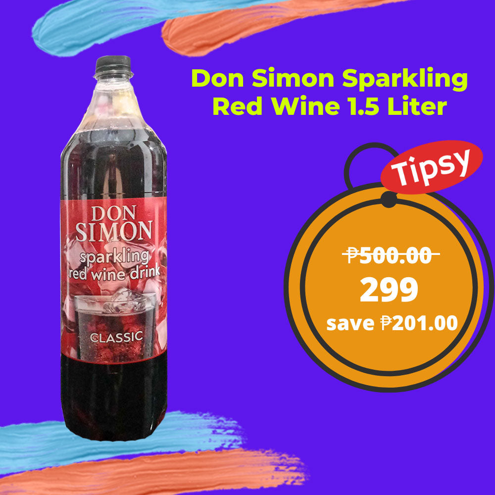 Don Simon Sparkling Red Wine 1.5 Liter – Tipsy
