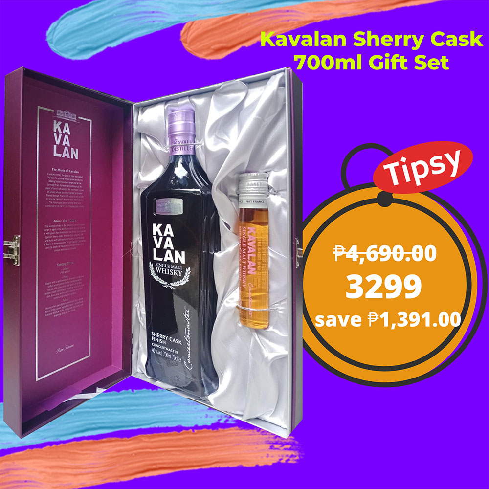 Kavalan Sherry Cask 700ml Gift Set – Tipsy
