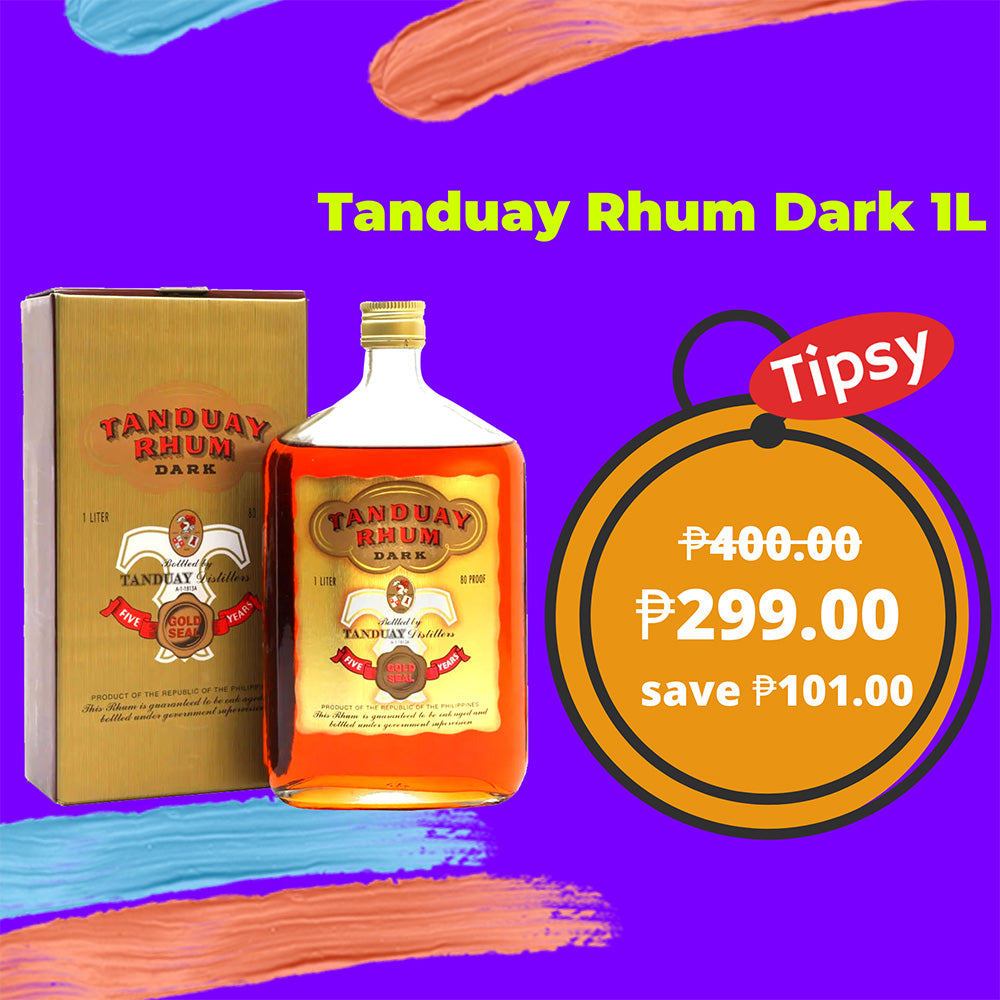 View Tanduay Rhum Dark 1L price PH, reviews, country of origin, flavors, sizes and type of ...