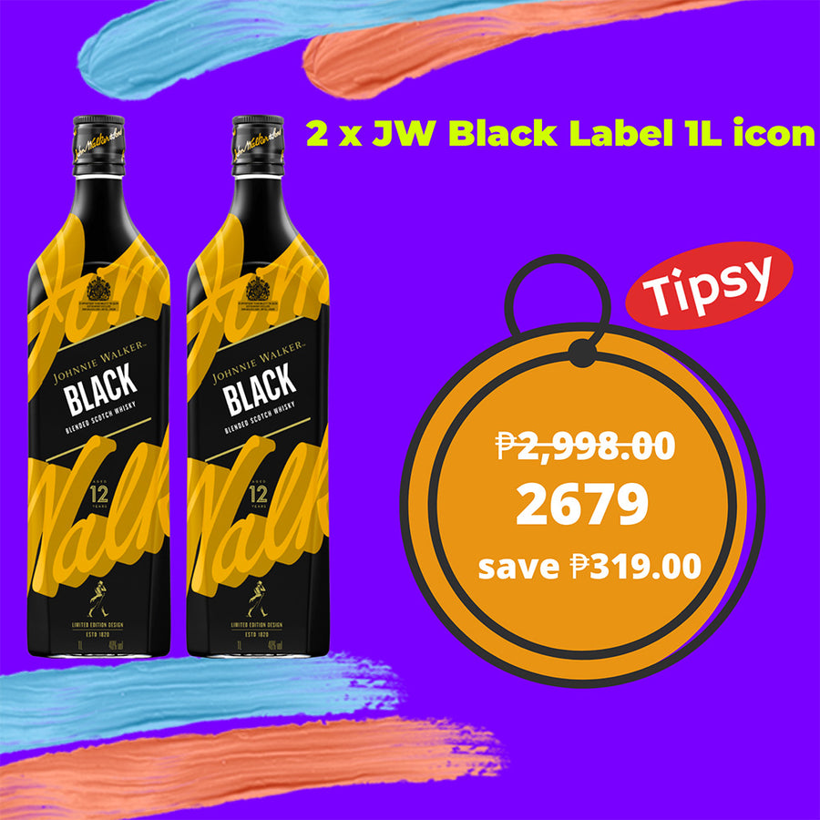 2 x JW Black Label 1L icon – Tipsy