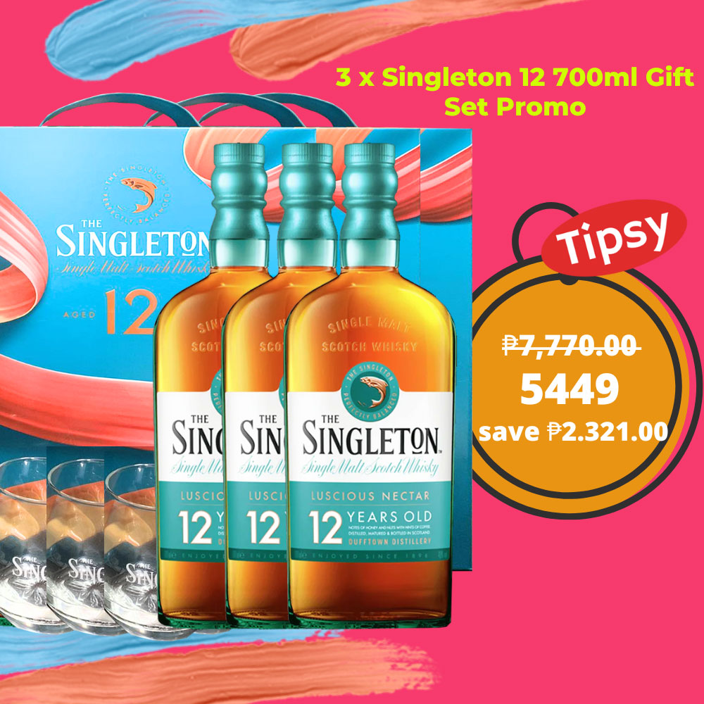 Buy 3 x Singleton 12 700ml Gift Set Promo at a Very Affordable Price i ...