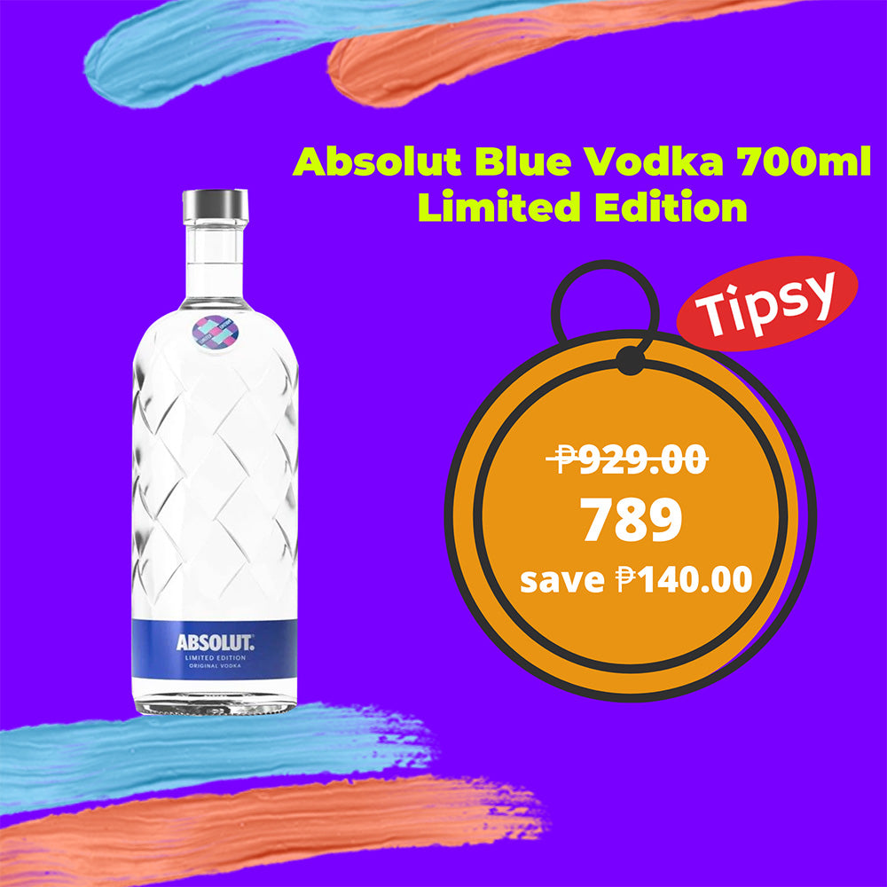Absolut Blue Vodka 700ml Limited Edition – Tipsy