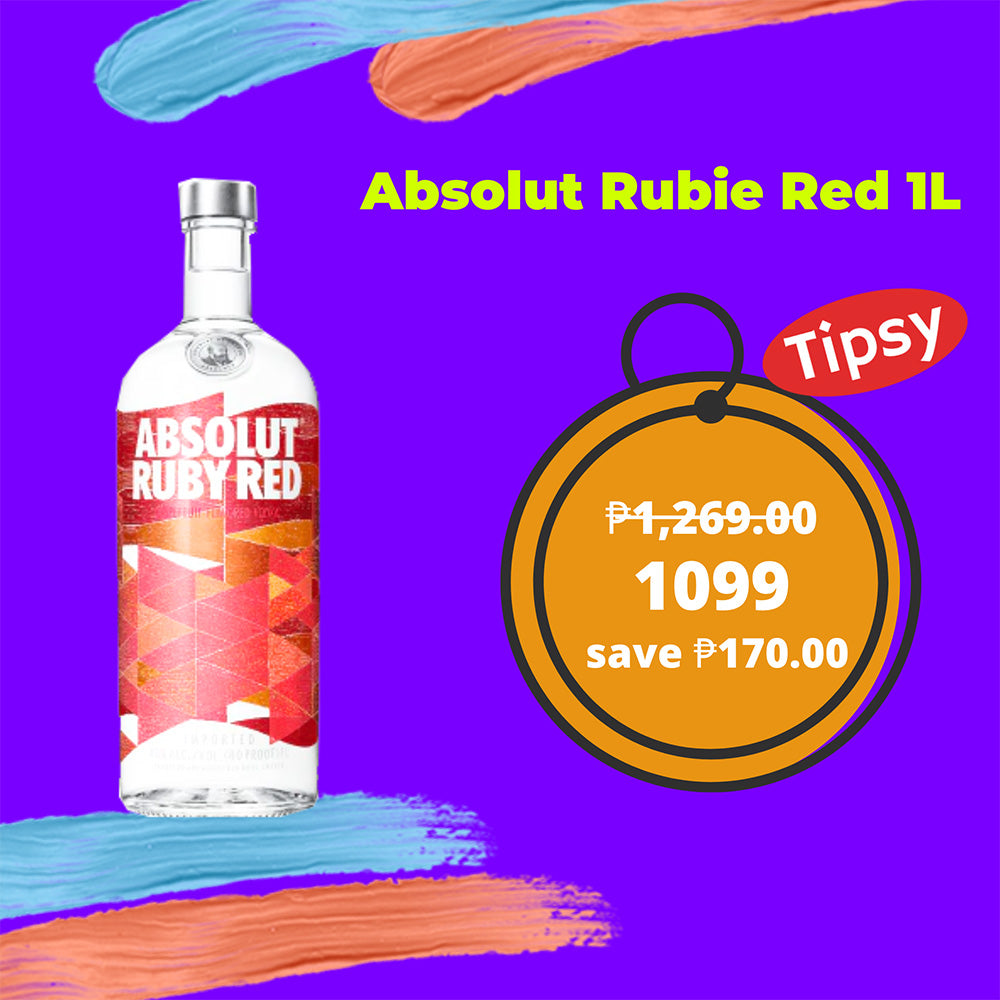 Absolut Ruby Red 1L – Tipsy