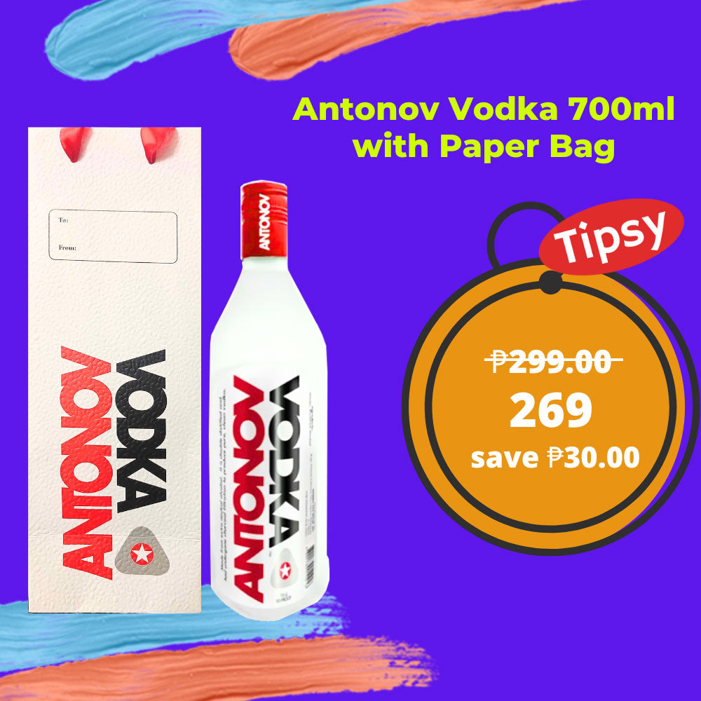 Antonov Vodka 700ml with Paper Bag – Tipsy