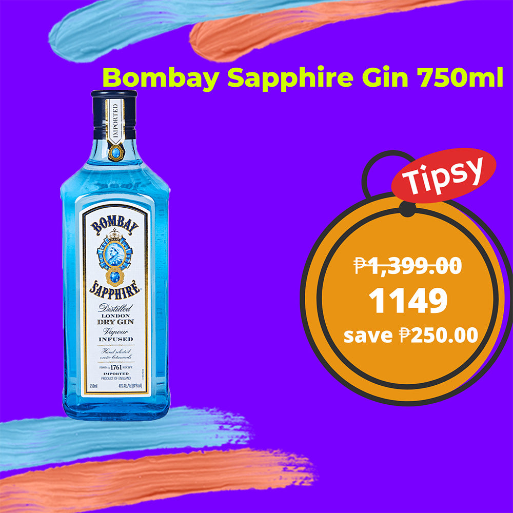 Bombay Sapphire Gin 750ml Price PH, reviews, country of origin, flavors ...