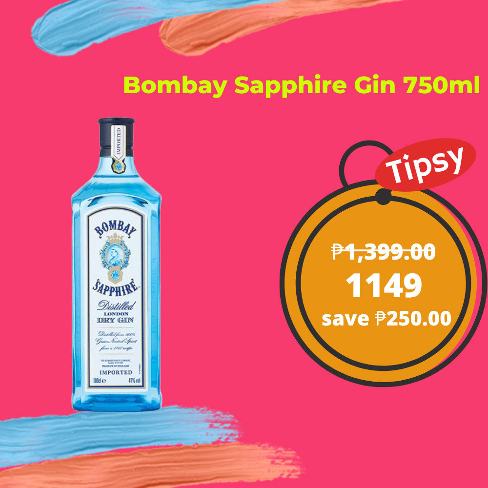 Bombay Sapphire Gin 750ml Price PH, reviews, country of origin, flavors ...