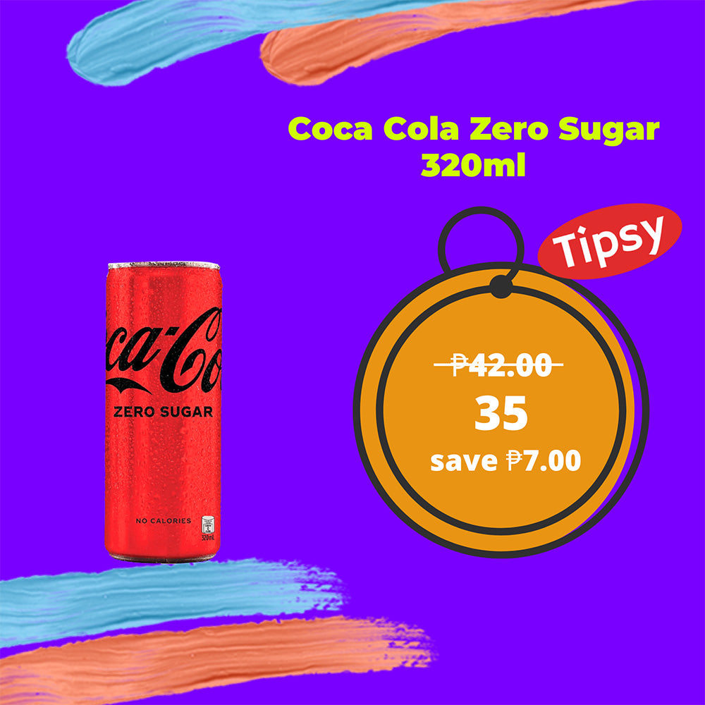 Coca Cola Zero Sugar 320ml – Tipsy