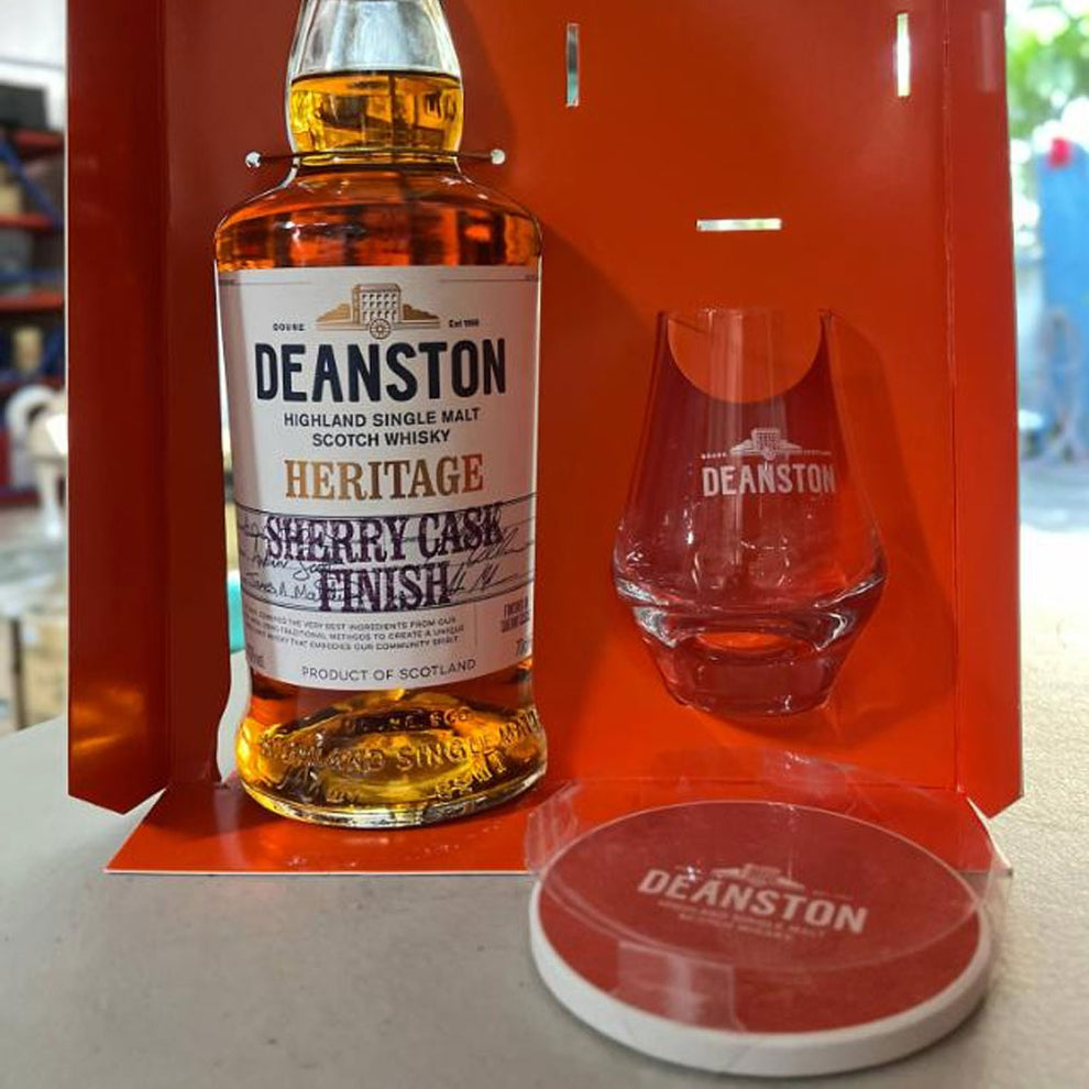 Buy Deanston Heritage Sherry Gift Set 700ml Single Malt Whisky at a Ve ...