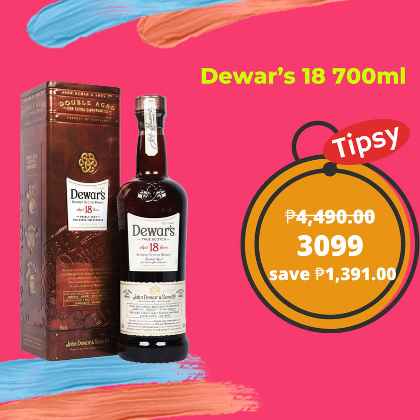 Dewar's 18 Year Old Blended Scotch Whisky 750ml Price PH, reviews ...