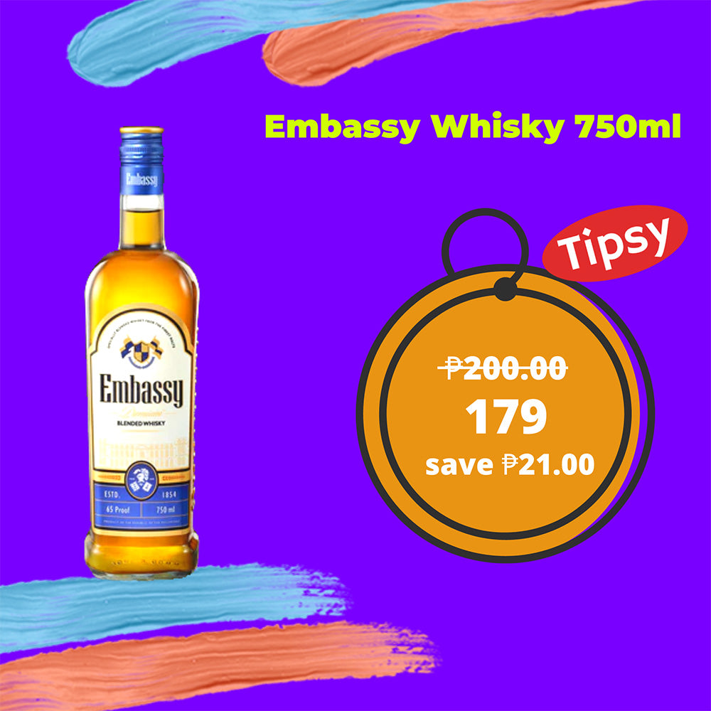 View Embassy Whisky 750ml price PH, reviews, country of origin, flavors ...