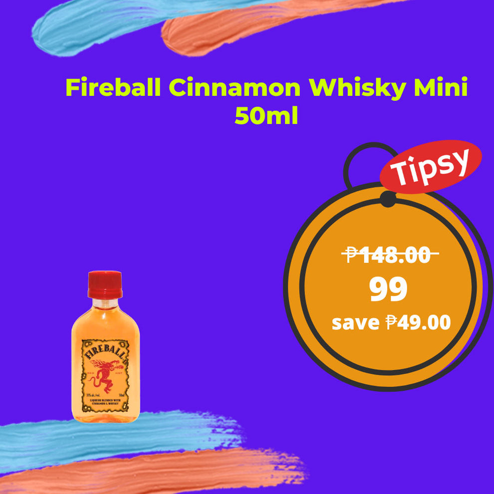 Buy Fireball Cinnamon Whisky Mini 50ml at a Very Affordable Price in t ...