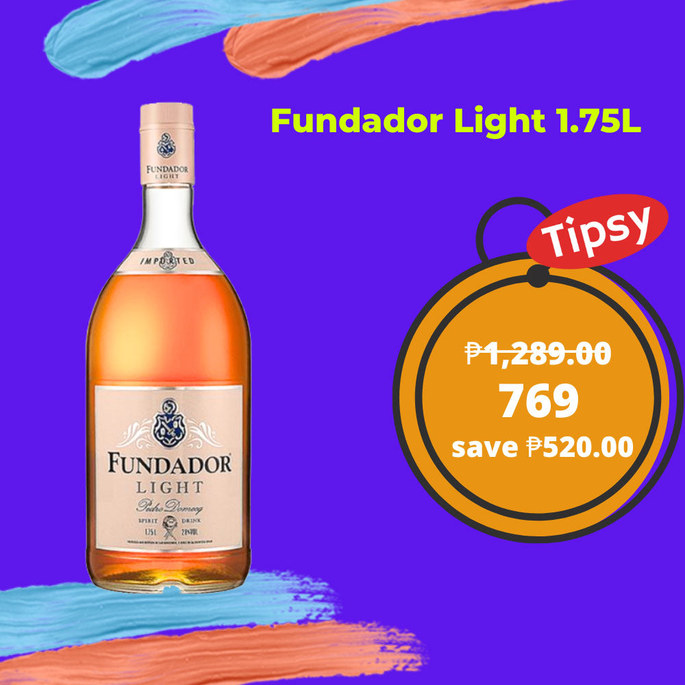 Buy Fundador Light Brandy 1.75L at a Very Affordable Price in the Phil ...