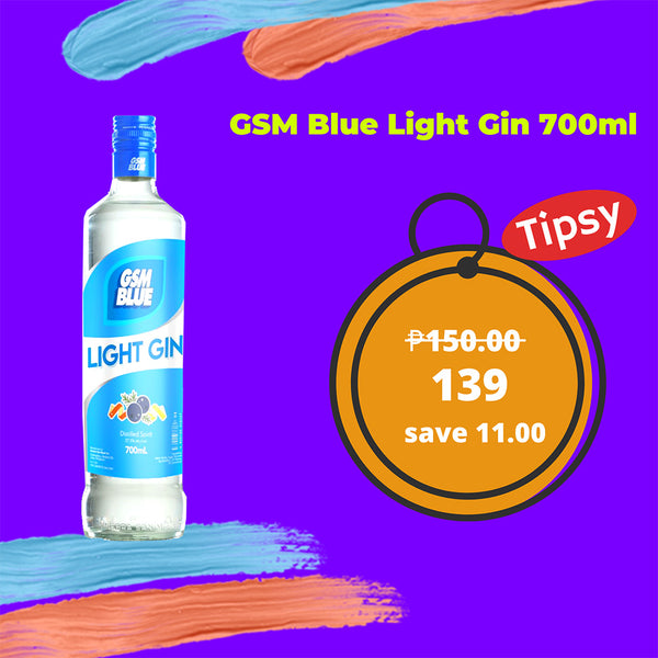 View GSM Blue Light Gin 700ml price PH, reviews, country of origin ...