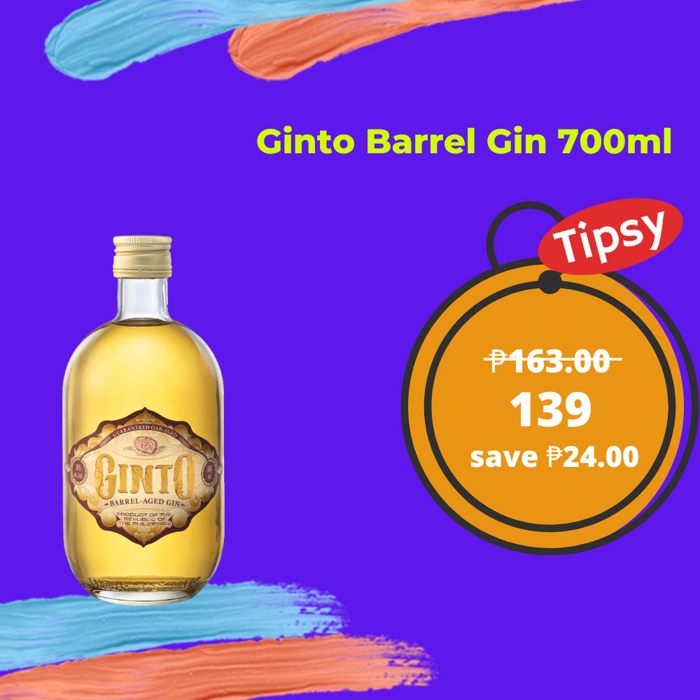 Buy Ginto Barrel Gin 700ml at a Very Affordable Price in the Philippin ...