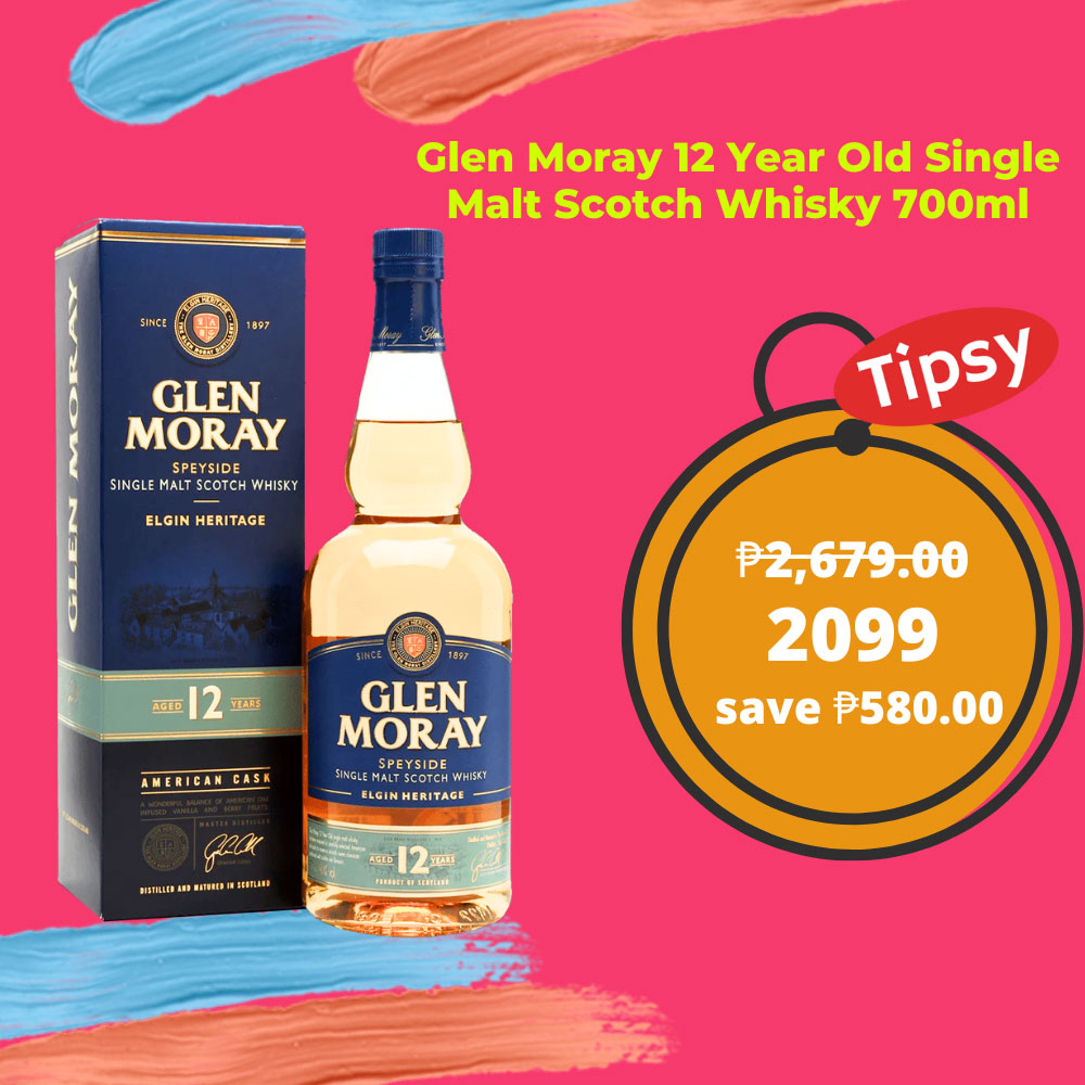 Buy Glen Moray 12 Year Old Single Malt Scotch Whisky 700ml at a Very A ...