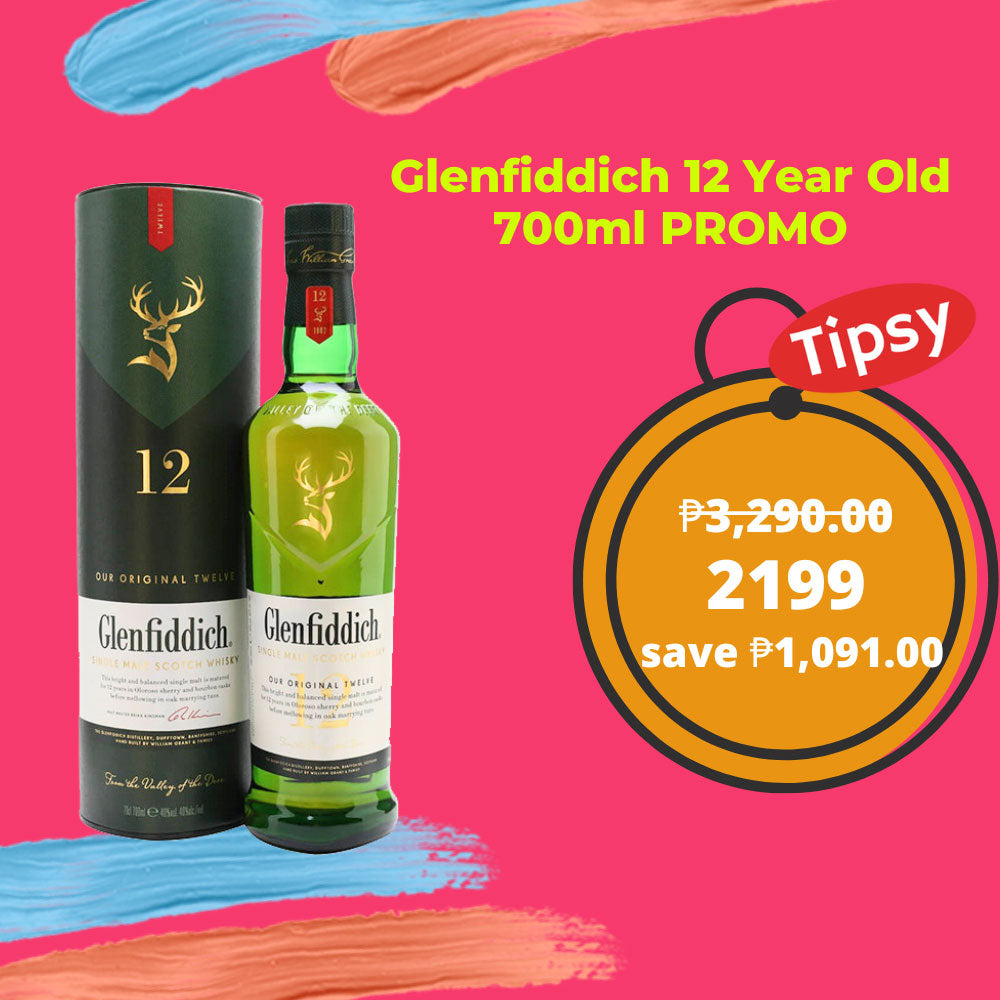 Glenfiddich 12 Year Old 700ml PROMO – Tipsy