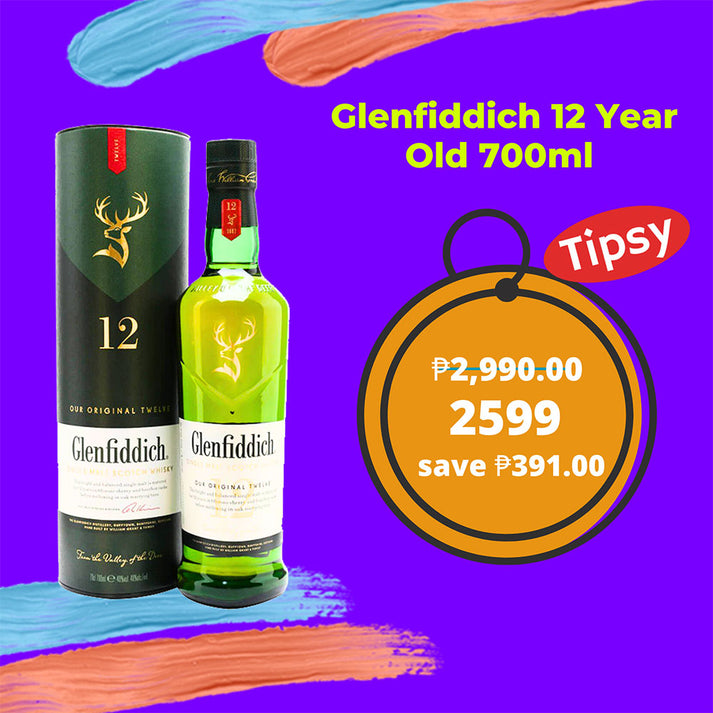 Glenfiddich 12 Year Old 700ml – Tipsy