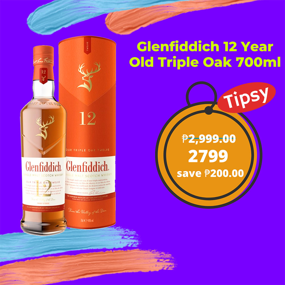 Glenfiddich 12 Year Old Triple Oak 700ml – Tipsy