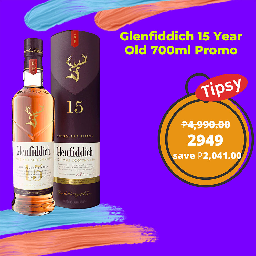 Glenfiddich 15 Year Old 700ml Promo – Tipsy