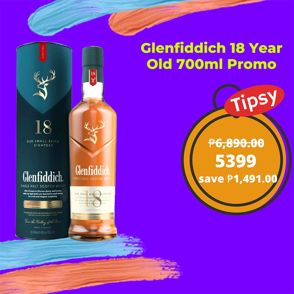 Glenfiddich 18 Year Old 700ml Price PH, reviews, country of origin, flavors, sizes and type of ...
