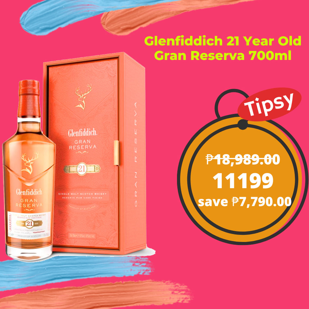 Buy Glenfiddich 21 Year Old Gran Reserva 700ml Single Malt Whisky at a – Tipsy