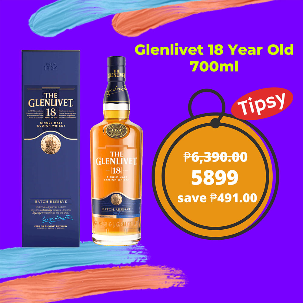 Glenlivet 18 Year Old 700ml – Tipsy