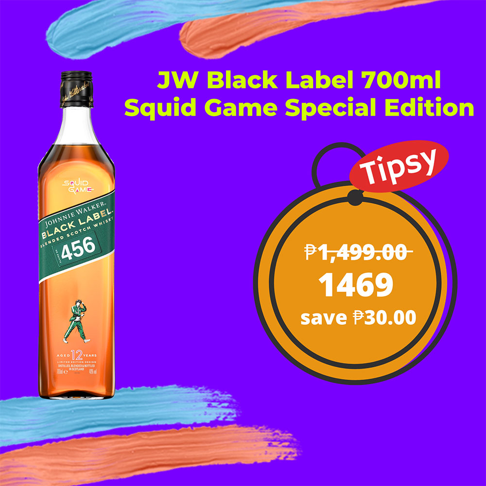 Buy Johnnie Walker Black Label Whisky 700ml Squid Game Special Edition ...