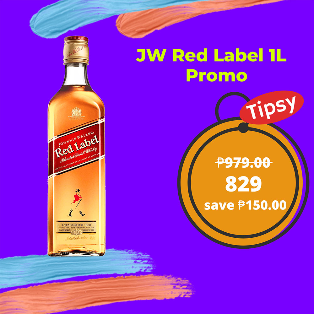 Johnnie Walker Red Label 1L Promo – Tipsy