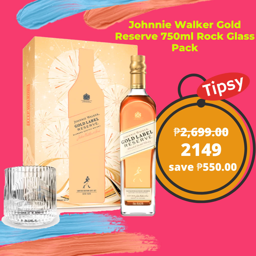 Buy Johnnie Walker Gold Label Whisky 750ml w/ Rock Glass at a Very Aff ...
