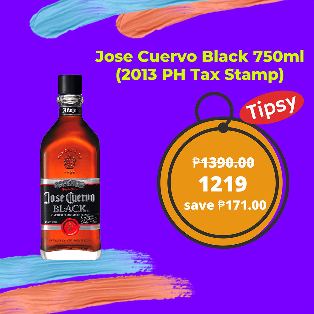 Jose Cuervo Black 750ml (2013 PH Tax Stamp) – Tipsy