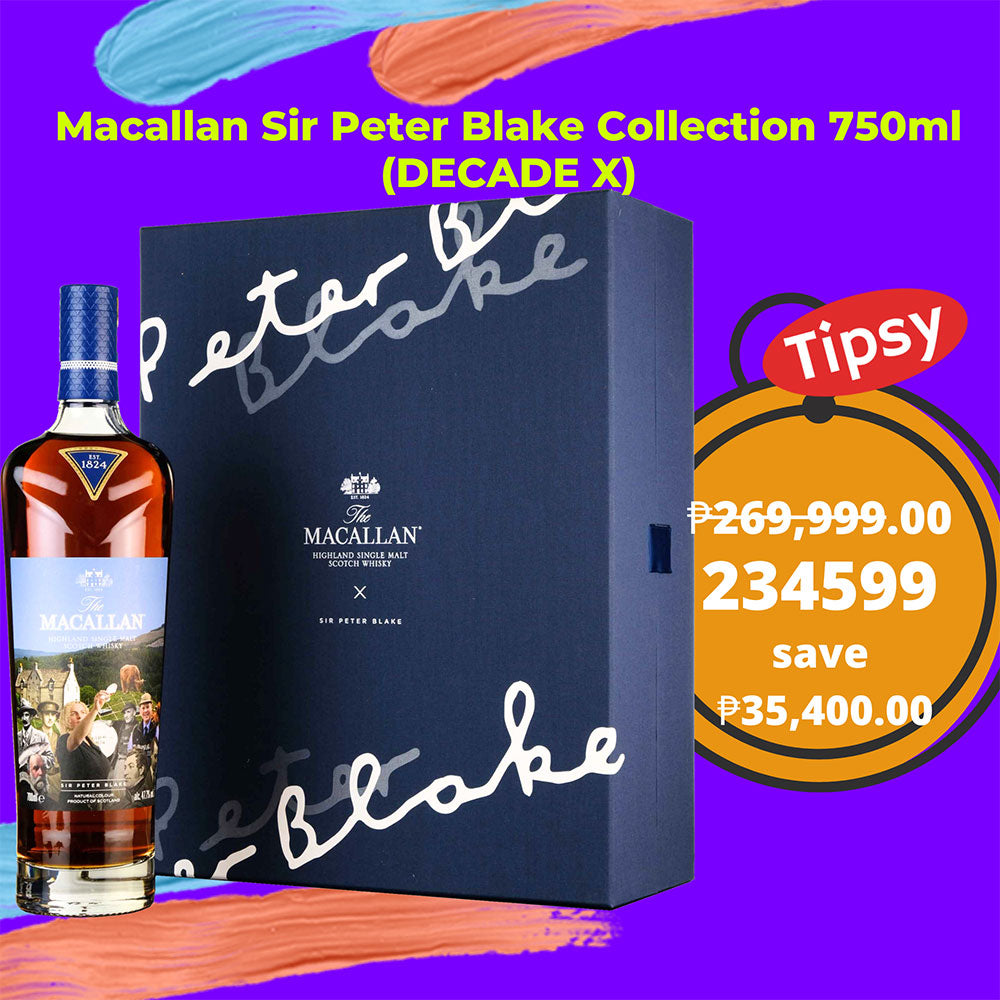 Macallan Sir Peter Blake Collection 750ml (DECADE X) – Tipsy