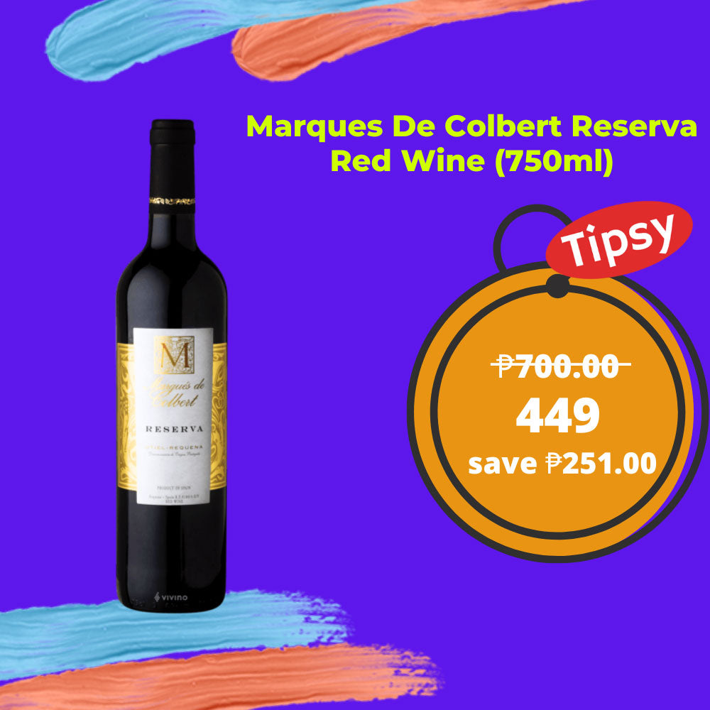 Buy Marques De Colbert Reserva Red Wine (750ml) at a Very Affordable P ...