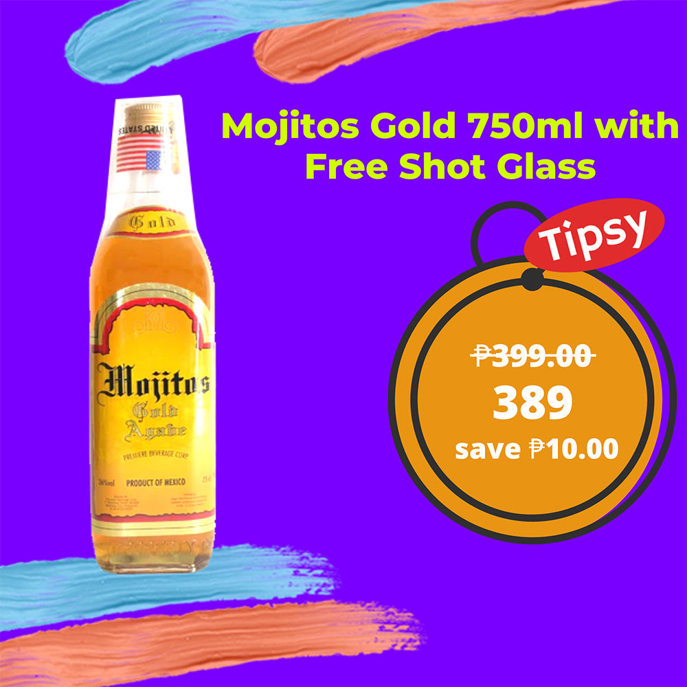 Buy Mojitos Gold Tequila 750ml with Free Shot Glass at a Very Affordab ...