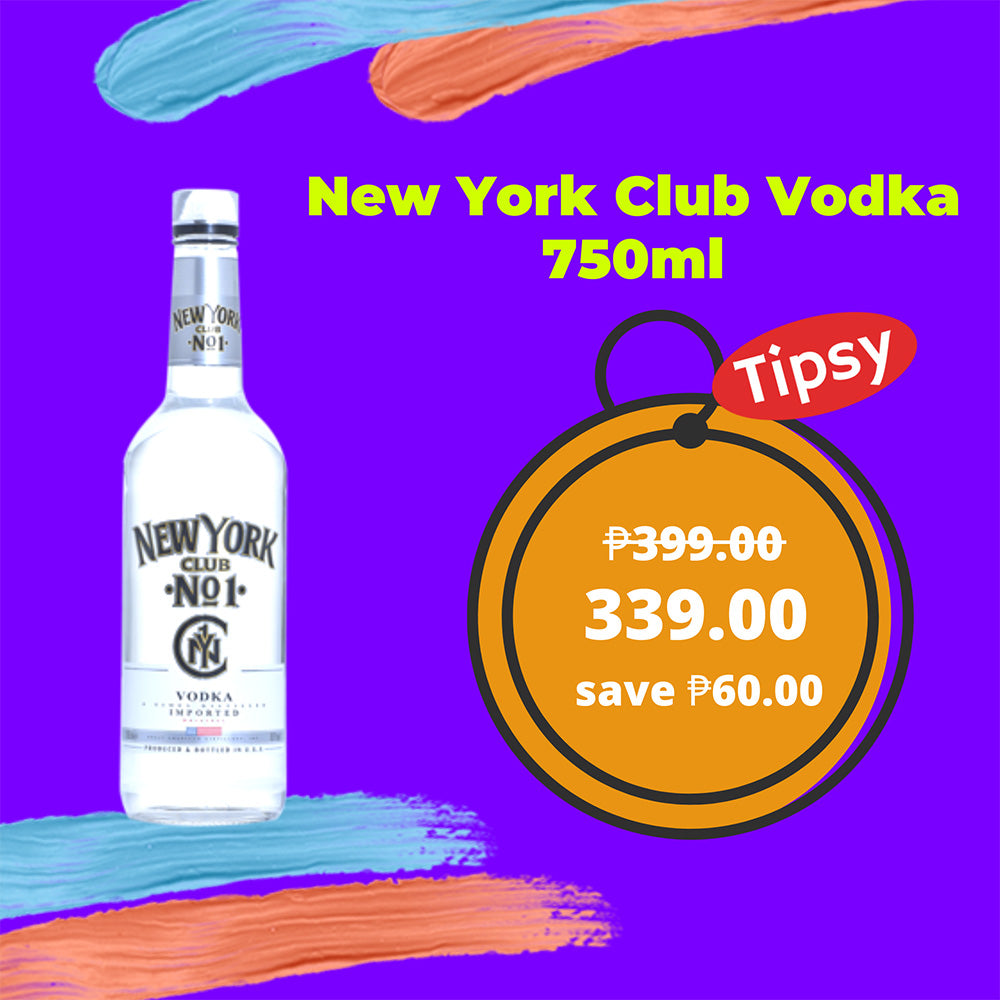 New York Club Vodka 750ml – Tipsy