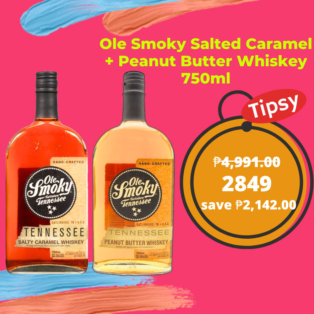 Buy Ole Smoky Salted Caramel Whiskey 750ml + Ole Smoky Peanut Butter W ...