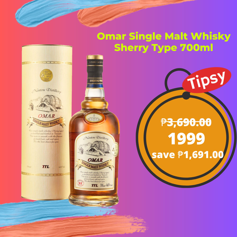 Buy Omar Single Malt Whisky Sherry Type 700ml at a Very Affordable Pri ...