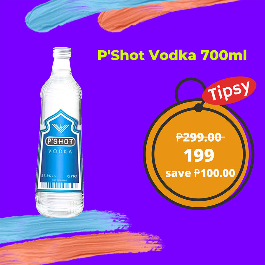 P'Shot Vodka 700ml – Tipsy