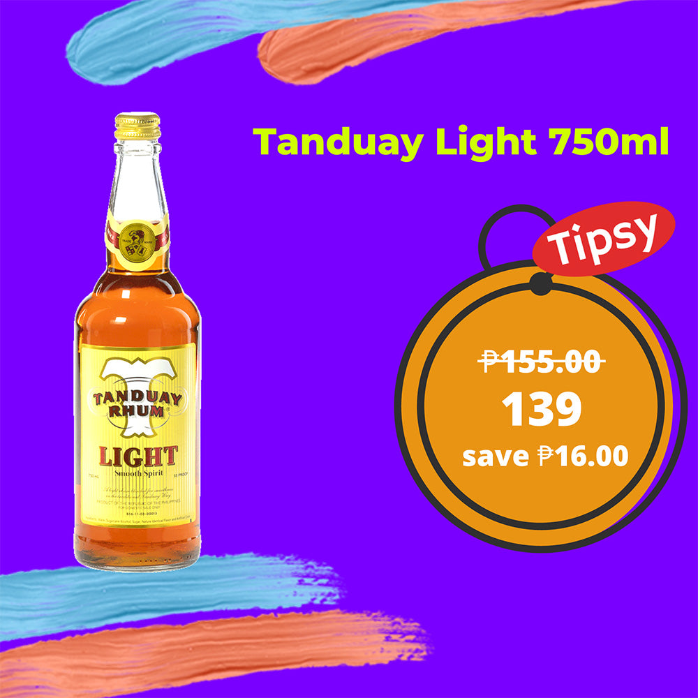 View Tanduay Light 750ml price PH, reviews, country of origin, flavors ...