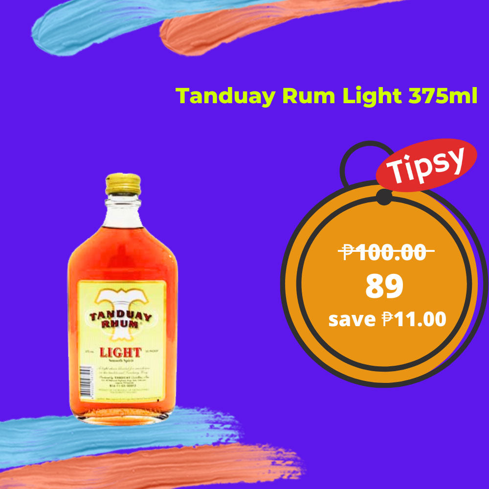 Buy Tanduay Rhum Light 375ml at a Very Affordable Price in the Philipp – Tipsy