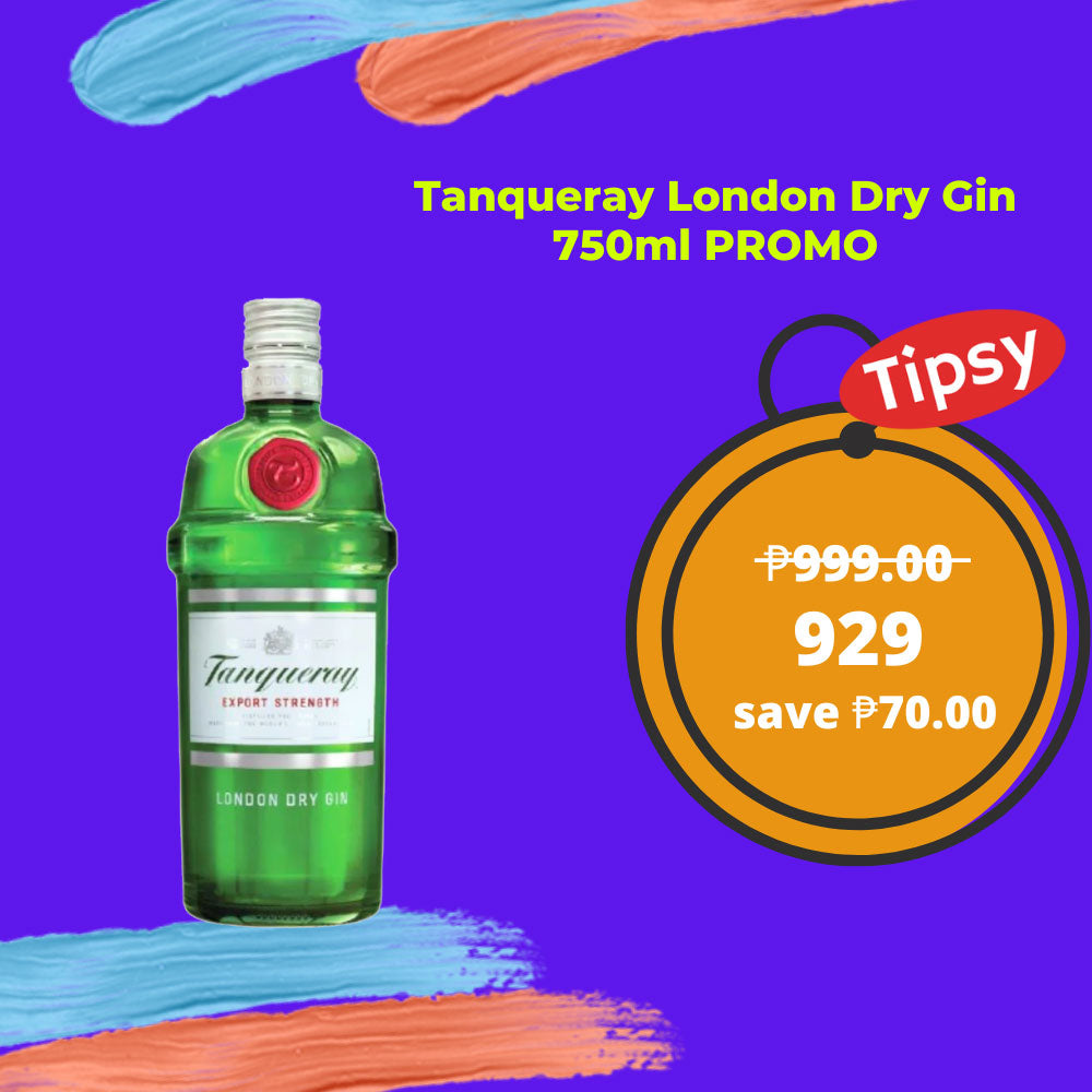 Tanqueray London Dry Gin 750ml PROMO – Tipsy