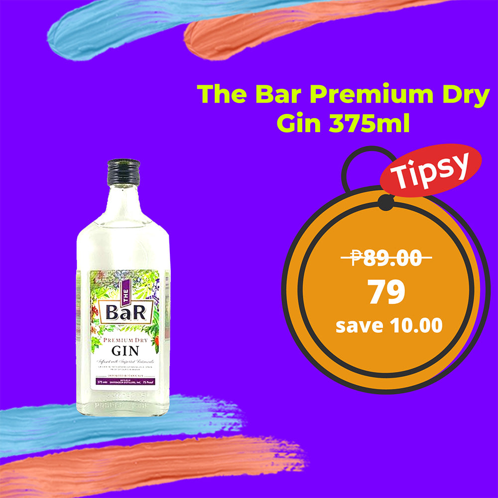 View The Bar Premium Dry Gin 375ml price PH, reviews, country of origin ...