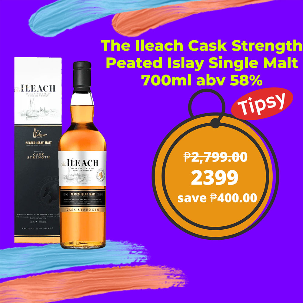 The Ileach Cask Strength Peated Islay Single Malt 700ml 58% abv – Tipsy