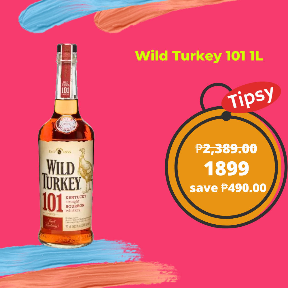 Buy Wild Turkey 101 Bourbon Whiskey 1L at a Very Affordable Price in t ...