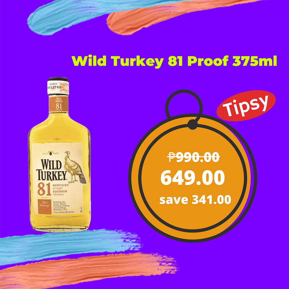 Wild Turkey 81 Proof 375ml – Tipsy