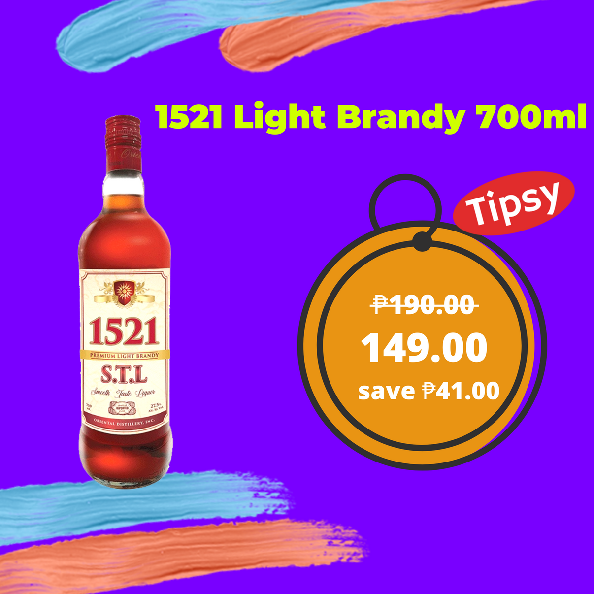 View 1521 Light Brandy 700ml Price PH, reviews, country of origin ...