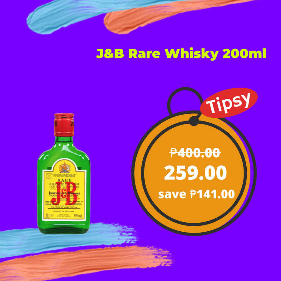 J&B Rare Whisky 200ml – Tipsy