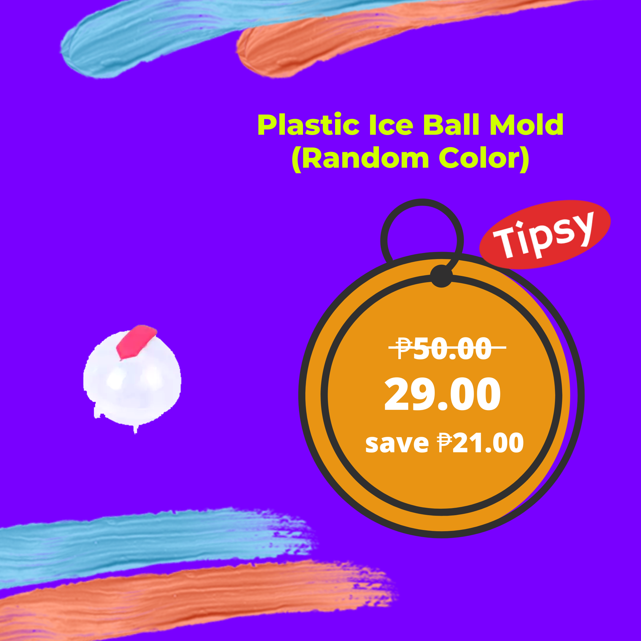 Plastic Ice Ball Mold (Random Color) – Tipsy