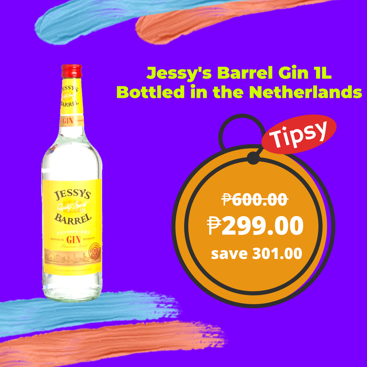 View Jessy's Barrel Gin 1L price PH, reviews, country of origin ...