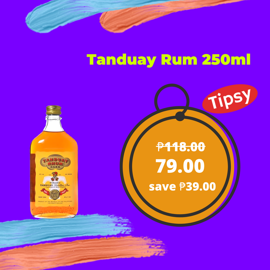 View Tanduay Rum 250ml price PH, reviews, country of origin, flavors ...